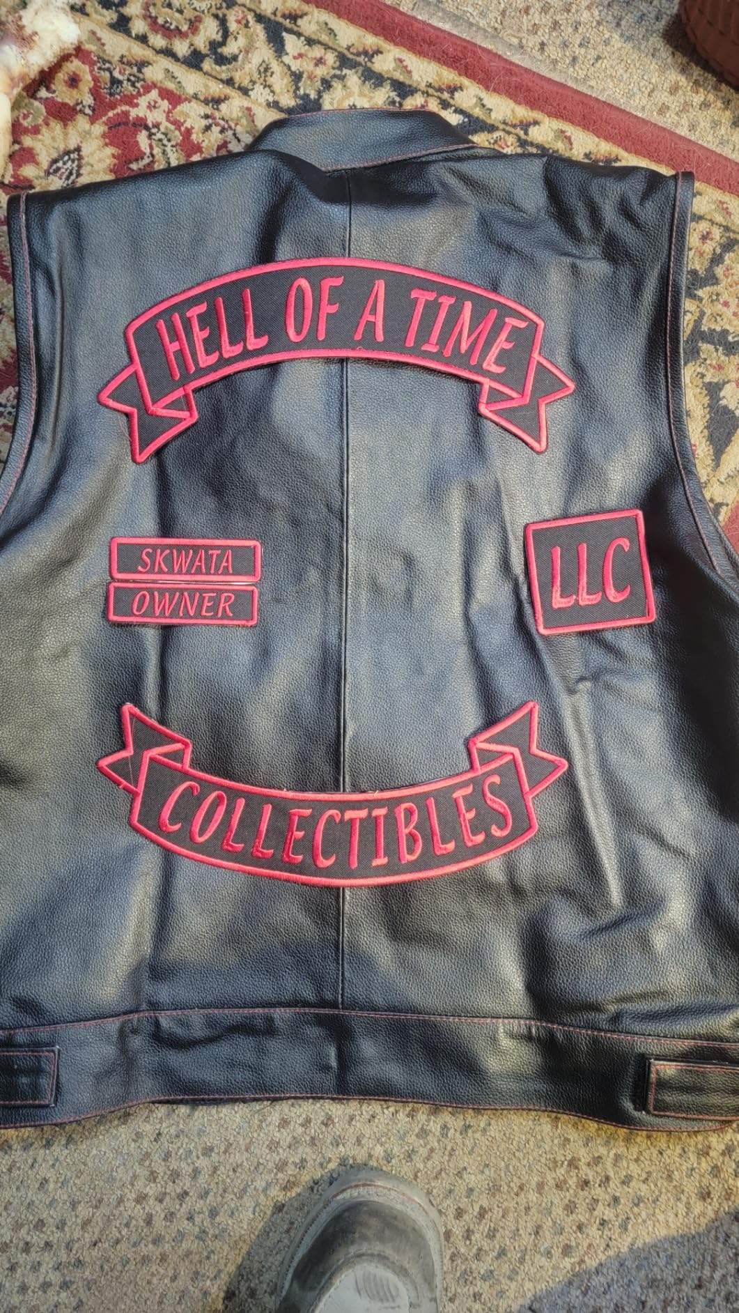 Amazon.com: USA Printwear Custom Embroidered Motorcycle Patches 4pc ...