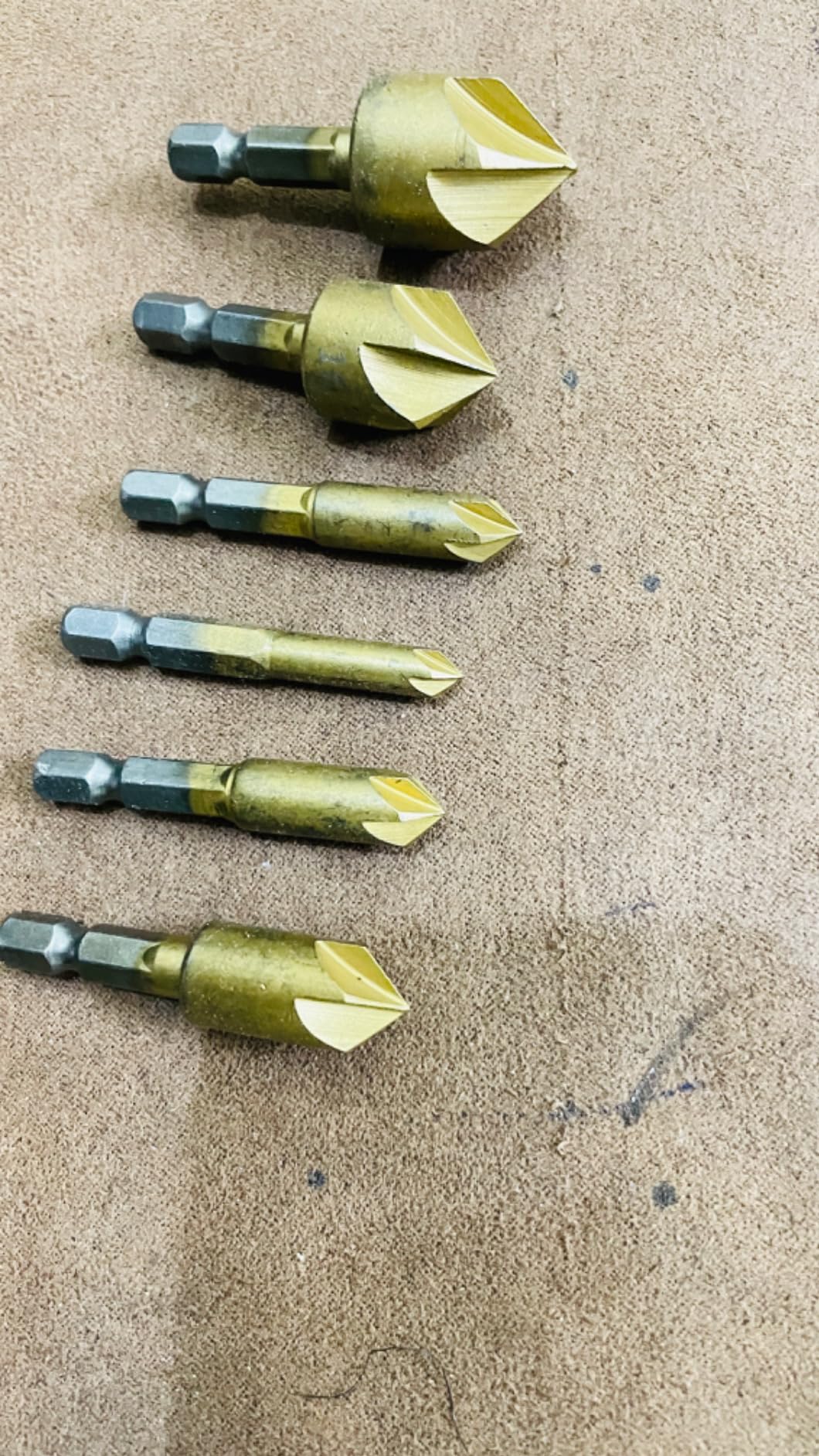 Fapiwen High Speed Steel Countersink Drill Bit Set, Metal Countersink ...