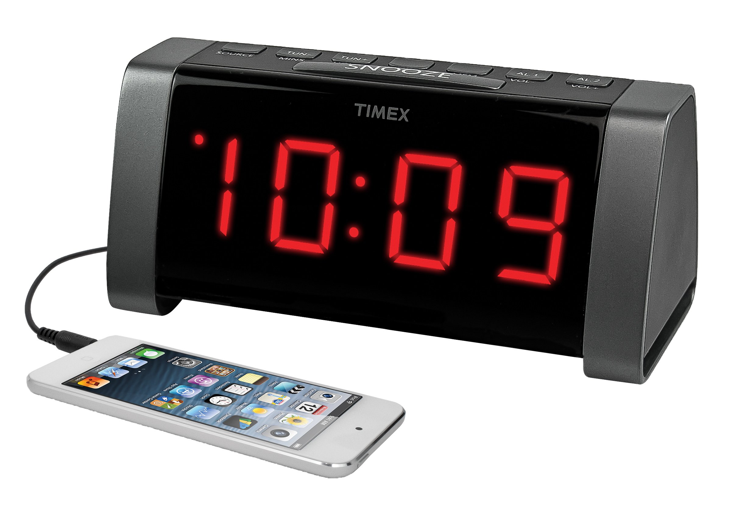 Timex Radio Alarm Clock Timex Alarm Clock AM FM Dual Radio MP3 Line In