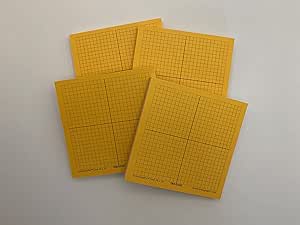 StickaGraph® Orange 24x24 with Axes 4 Sticky Graph Note Pads (50 Sheets ...