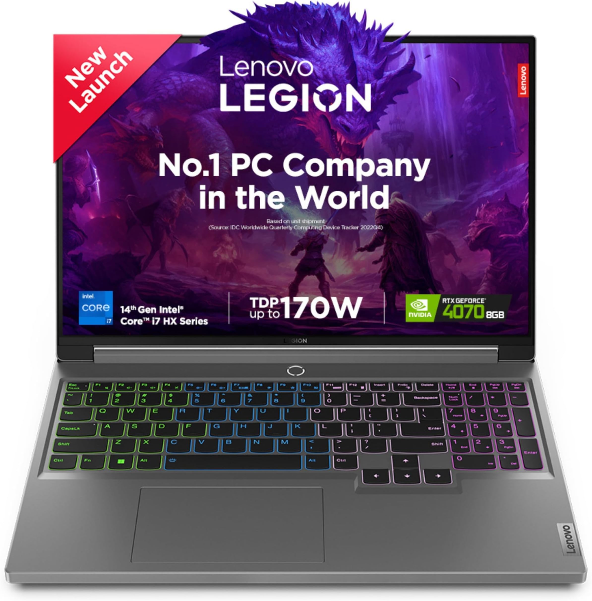 Lenovo Legion 5 Intel Core i7-14650HX 16" (40.64cm) WQXGA IPS 350Nits ...