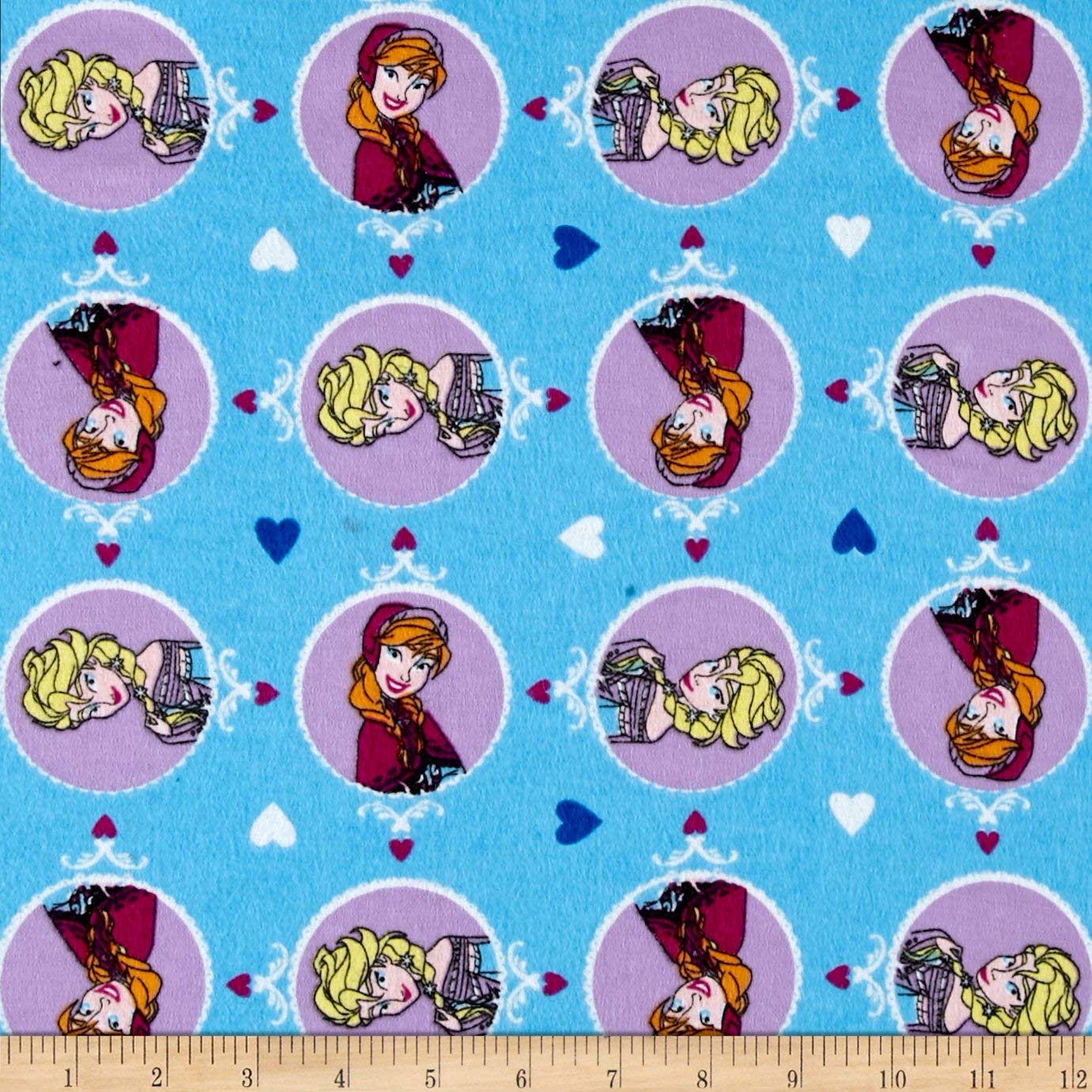 Disney Frozen Flannel Fabric Dream Sweet Dreams With Our Enchanting