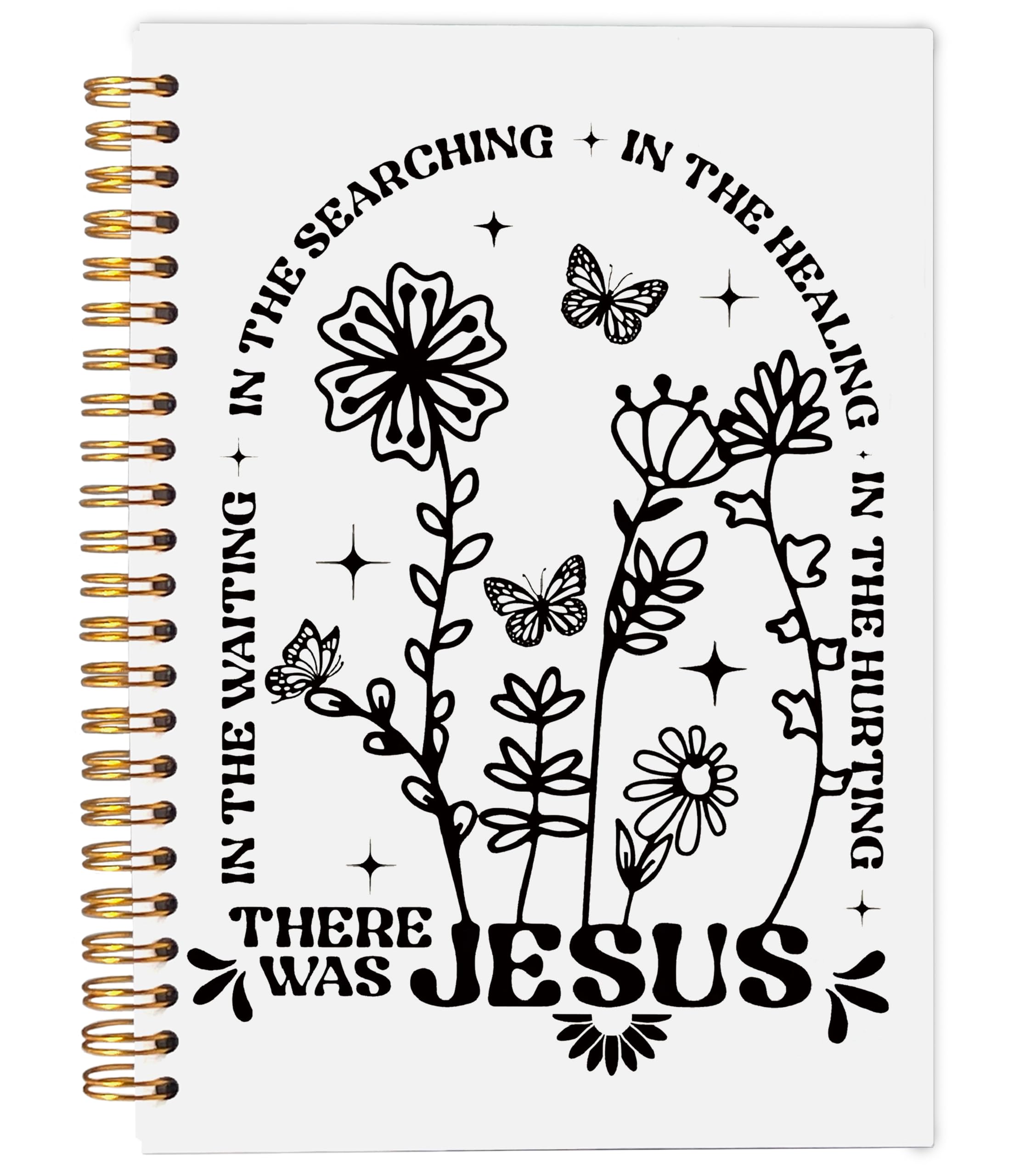 Amazon.com : Ecezatik There Was Jesus Christian Notebook Journal ...