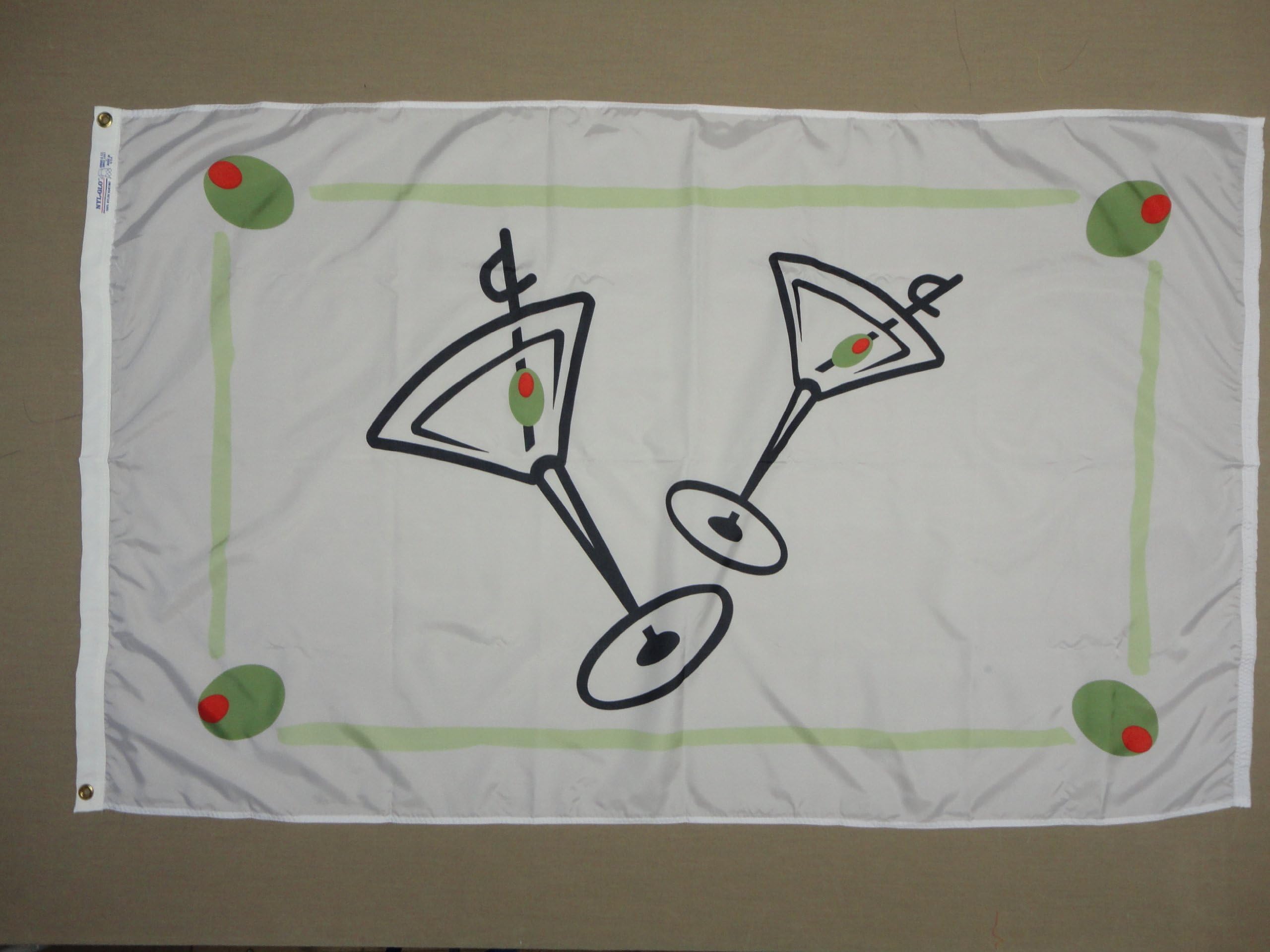 Amazon.com : Cocktail Martini Party Flag 3 Ft X 5 Ft Nylon : Patio ...