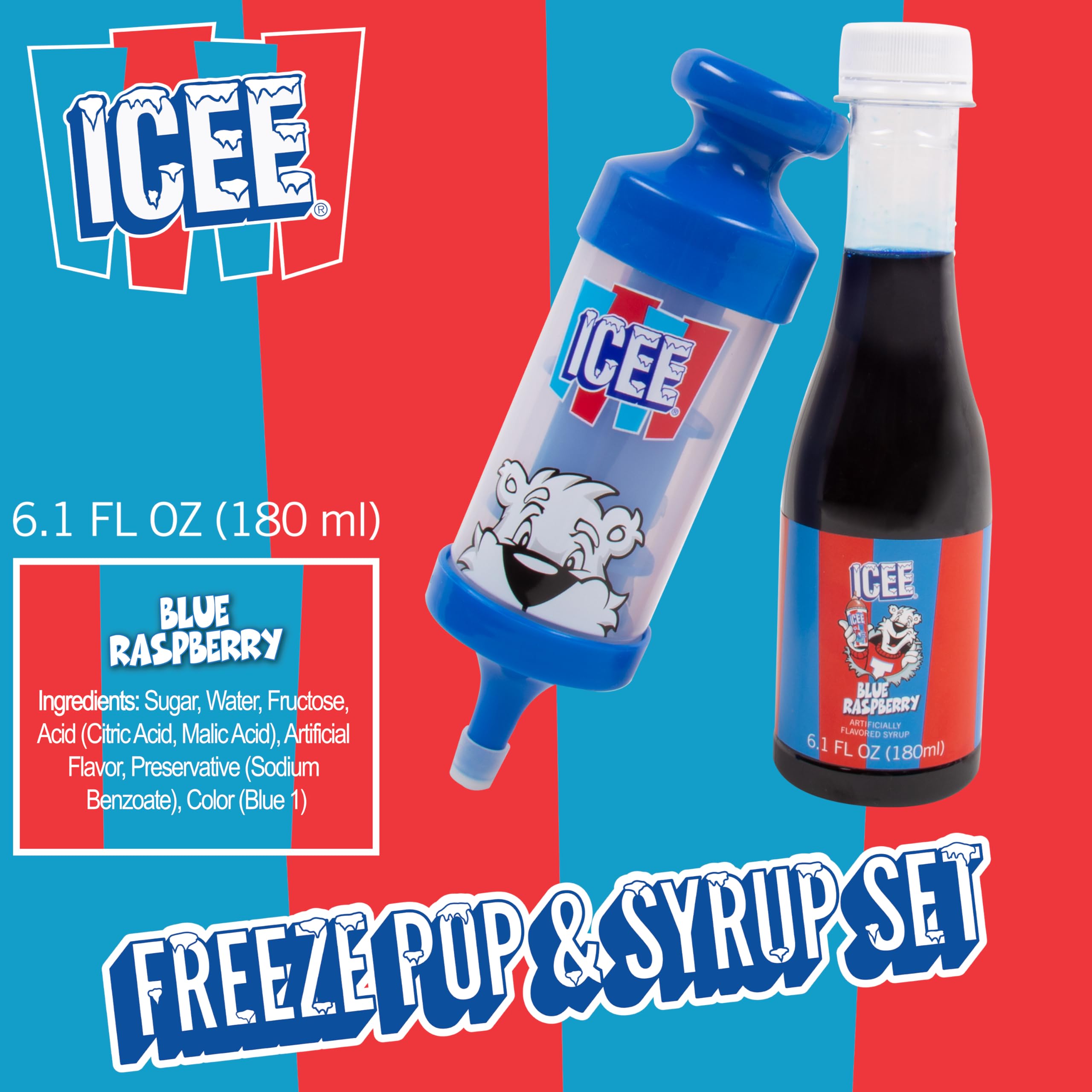 Snapklik.com : ICEE Make Your Own ICEE Freeze Pop & Syrup. Includes ...