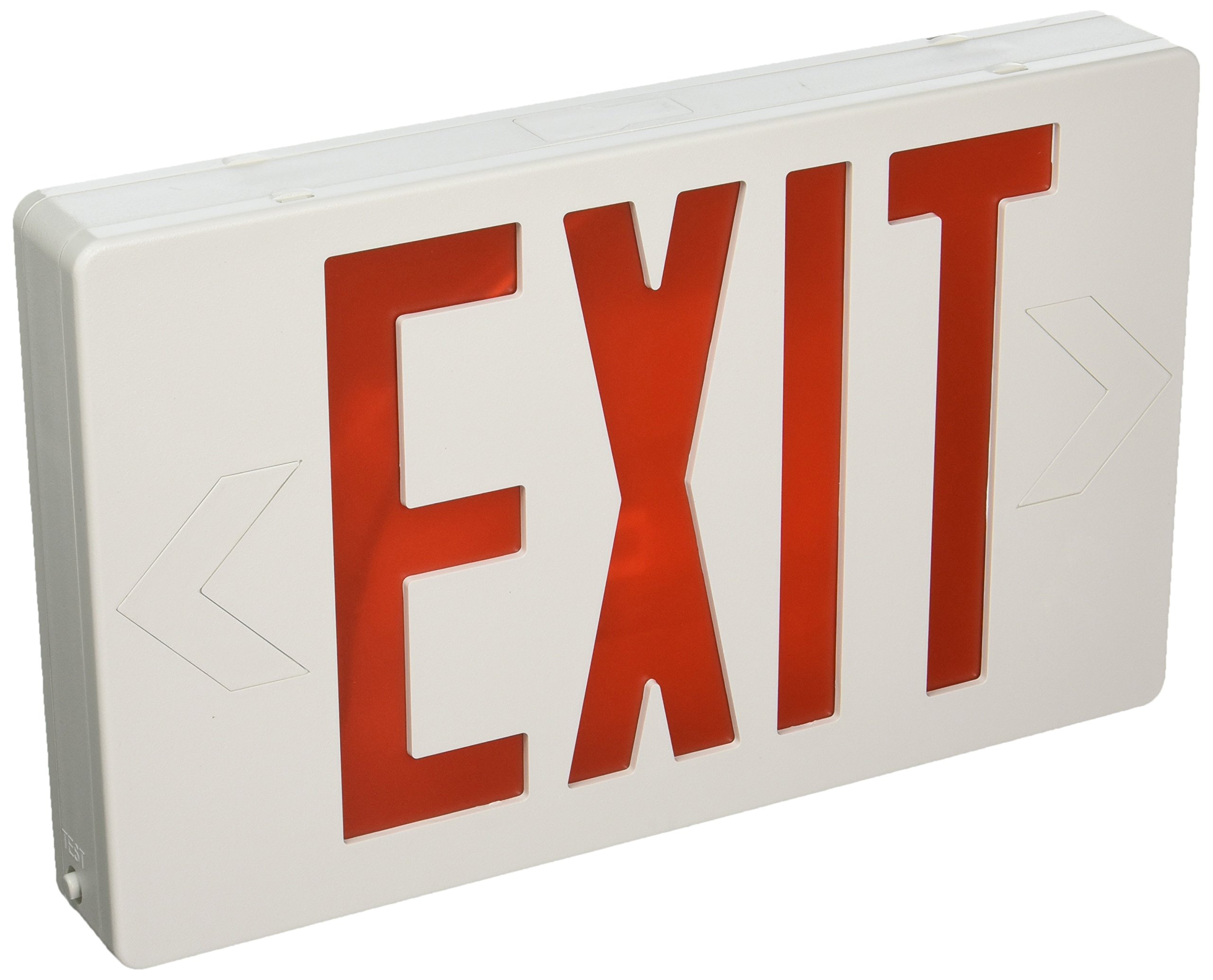 Emergency Exit Sign Ciata LED With Battery Backup - Red Letters With 90 ...