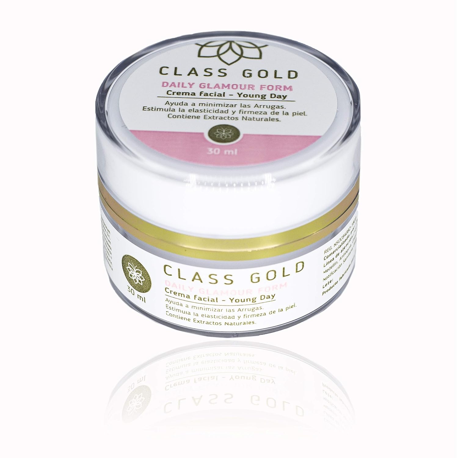 Amazon.com: Class Gold Cosmetics Daily Glamour Form, Crema Facial ...