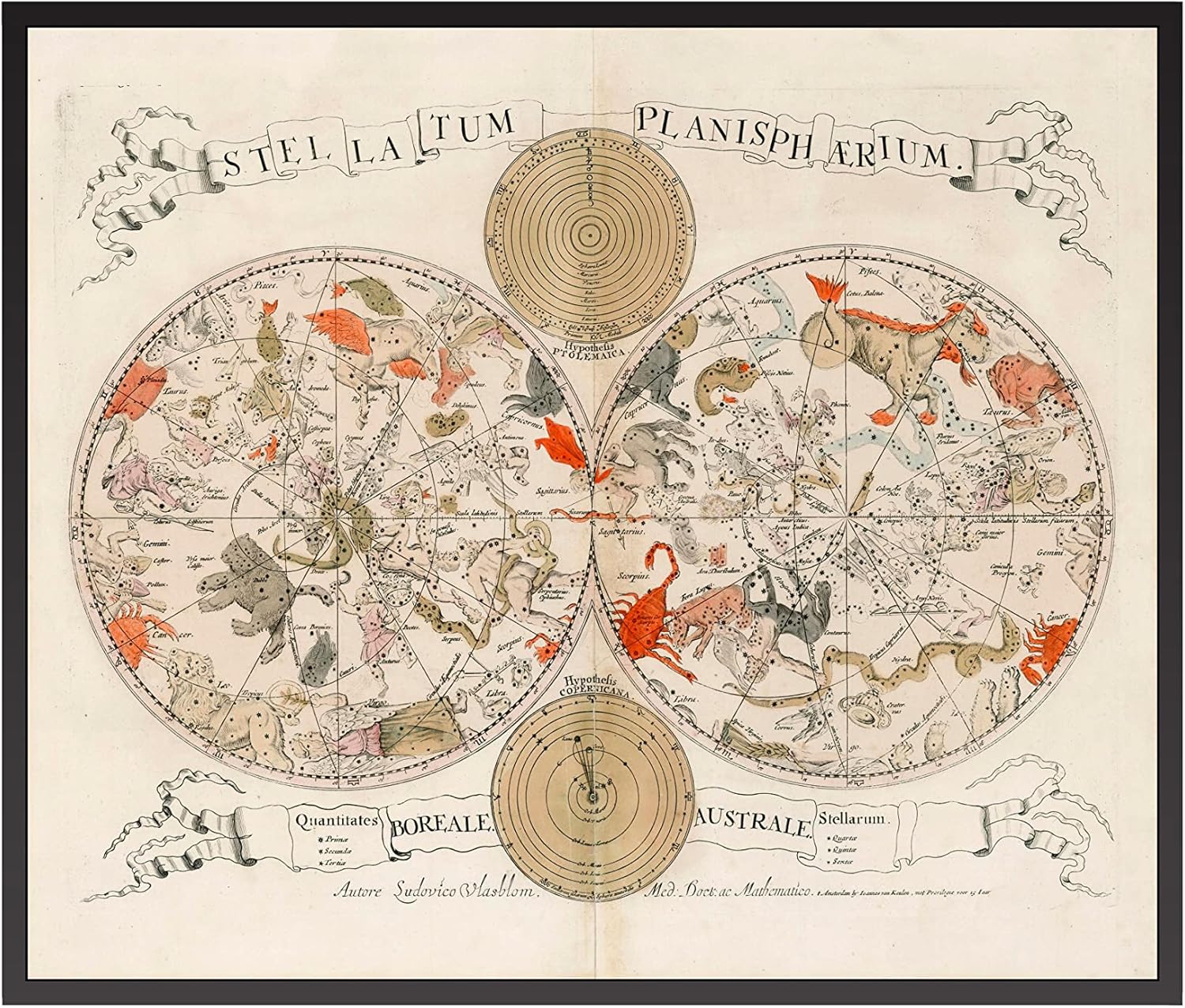 Amazon.com: Poster Master Historic Map Print, 8x10 Unframed Art Print ...