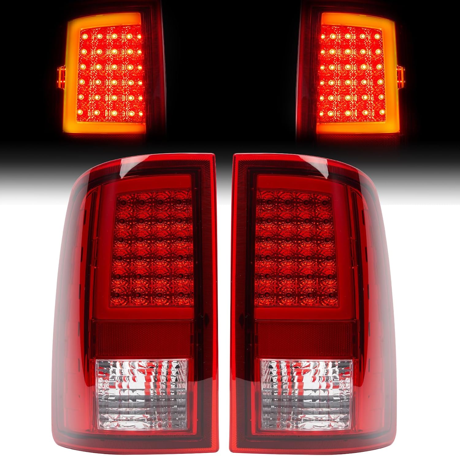 Amazon.com: vvavv LED Tail Light Compatible with 2009-2018 Dodge Ram ...