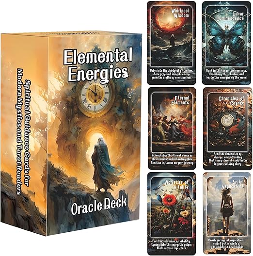 Amazon.com: Elemental Energies Oracle Tarot Cards, Oracle Cards and ...