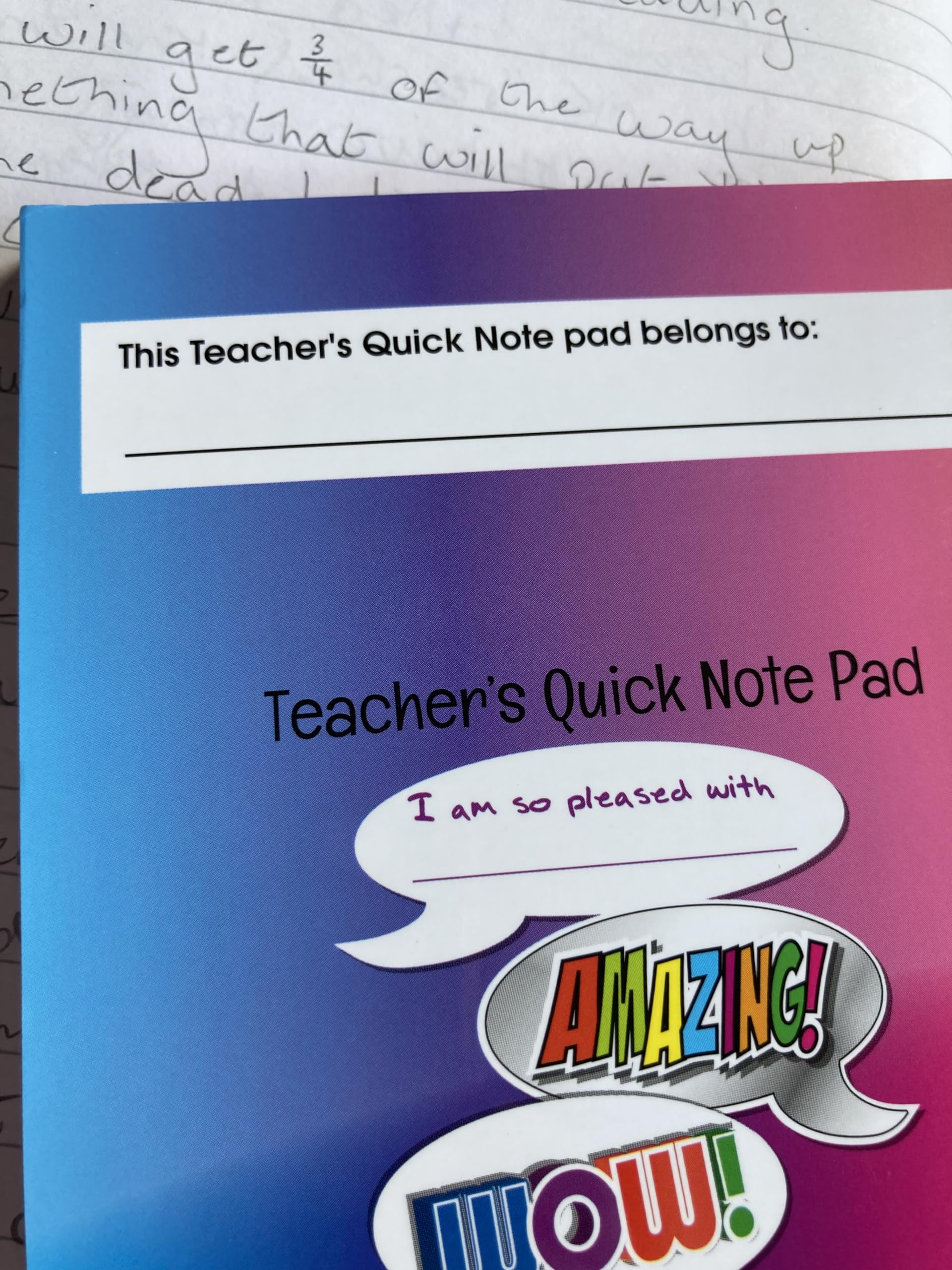 Communication Parents élèves Positif Blocs-notes A6 Pour Votre ...