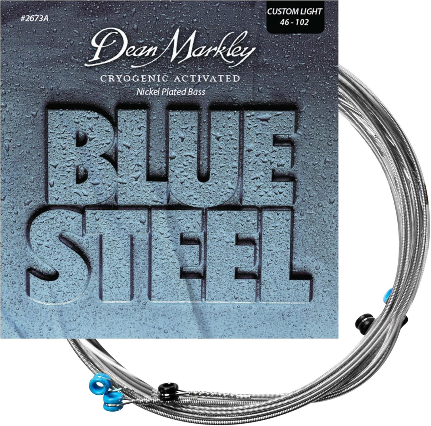 Amazon.com: Dean Markley NPS Blue Steel Bass Guitar Strings 4 String ...