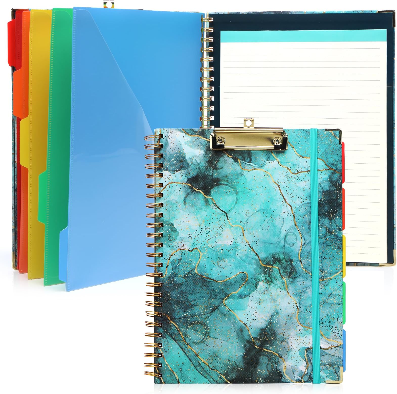 Amazon.com : Toplive Clipfolio Clipboard Folio with Refillable Notepad ...