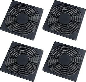 Cooling Fan Filter 120mm 4Pcs 3 in 1 Computer Dustproof Filter PC Fan ...