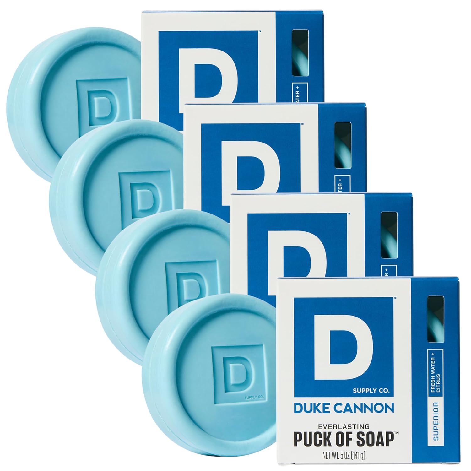 Amazon.com : Duke Cannon Supply Co. Bar Soap Puck Bundle - Men's ...