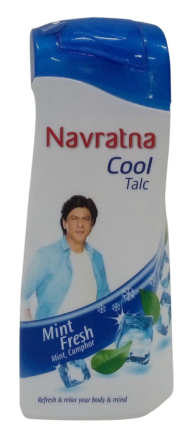 Navratna Cool Talc - Mint Fresh, 100g Bottle : Amazon.in: Beauty