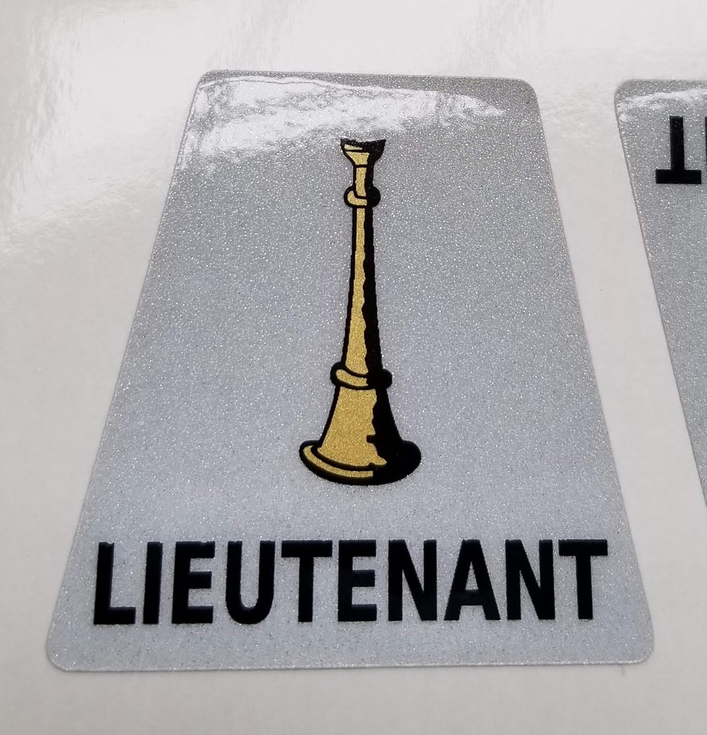 Amazon.com: High Performance Vinyl Graphics LLC Reflective Lieutenant ...