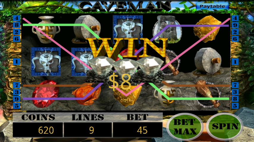 Vegas Slot Machine - CAVEMAN - App on Amazon Appstore