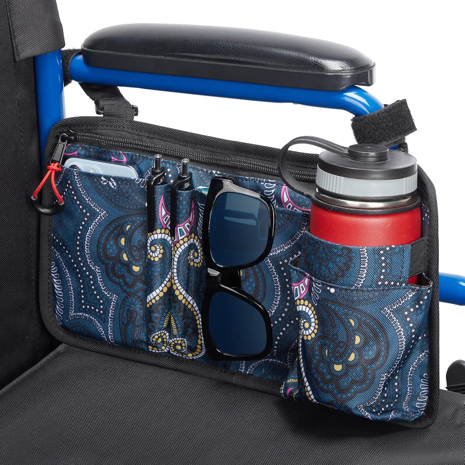 Amazon.com: JOYTUTUS Walker Side Bag, Wheelchair Armrest Storage Pouch ...