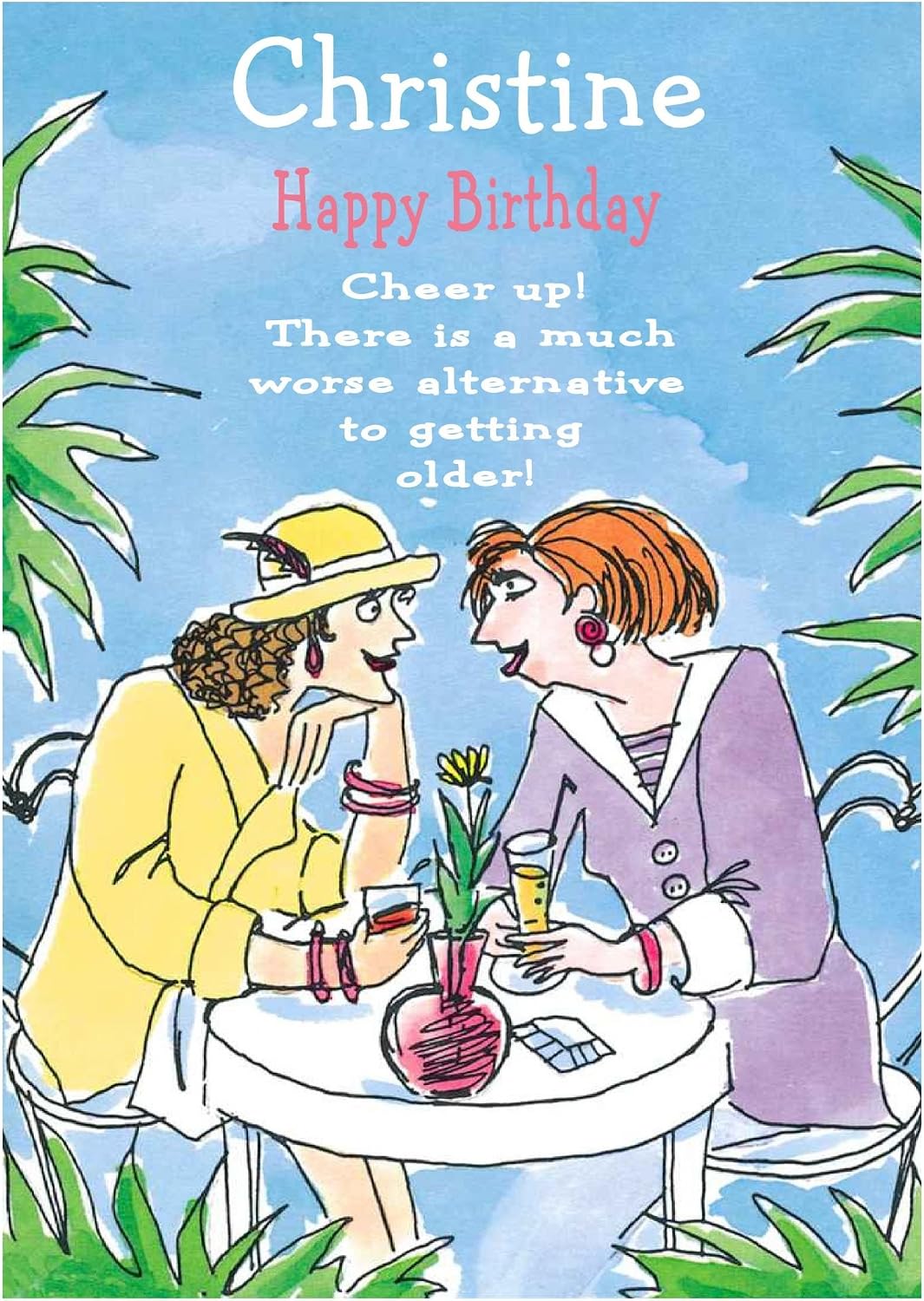Christine Birthday Card : Amazon.co.uk: Stationery & Office Supplies