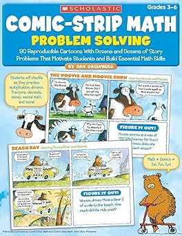 Amazon.com: Comic-Strip Math: Problem Solving: 80 Reproducible Cartoons ...