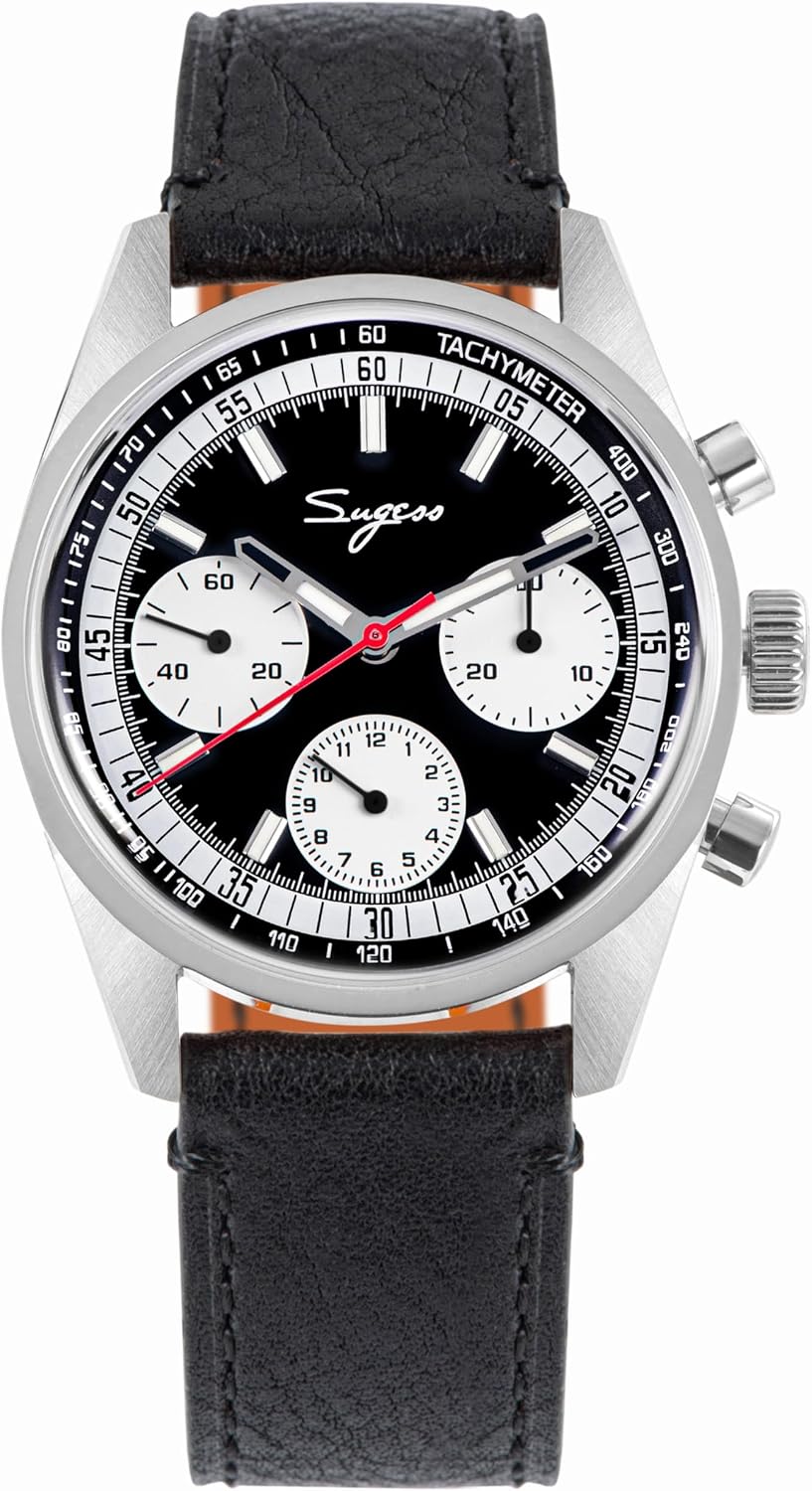 Amazon.com: Sugess Chrono Hertiage S442.01.LK ST1902 Mechanical ...