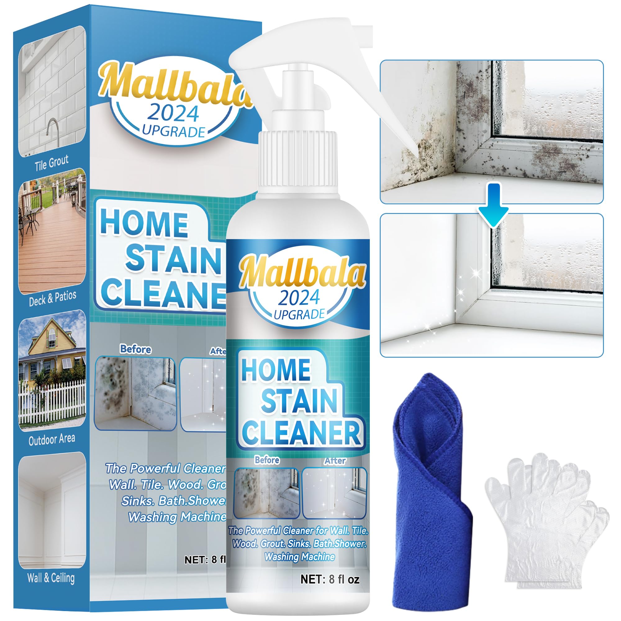 Snapklik.com : Wall Cleaner Spray, Multipurpose Home Stain Remover ...