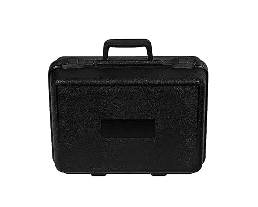 PFC Plastic Carrying Case with Foam, Black, 15" x 11" x 5 1/2" - 150 ...