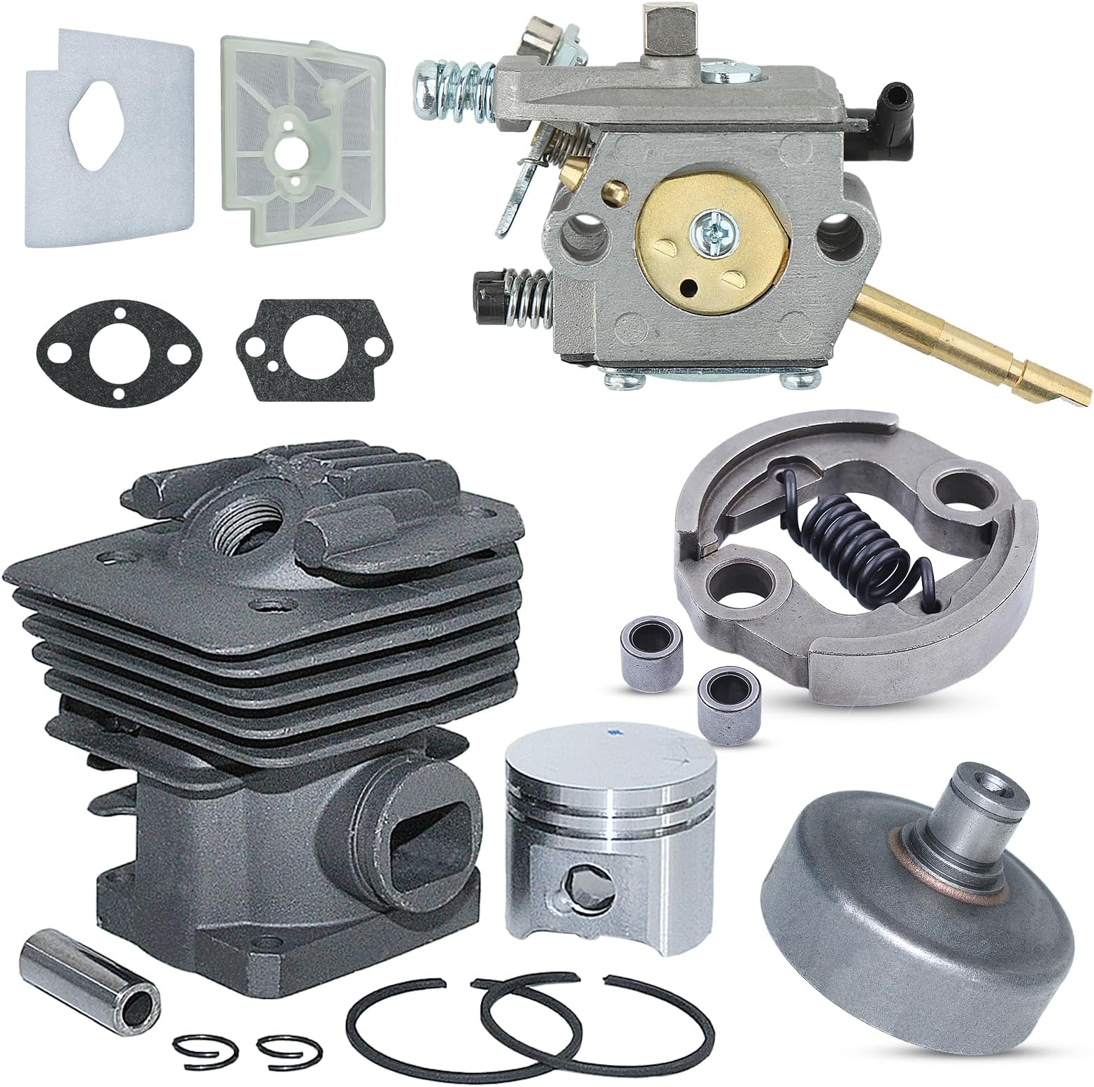 Amazon.com: MothAr 34mm Cylinder Piston Kit for Stihl Brushcutter FS38 ...