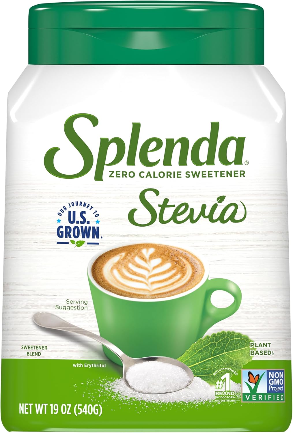 Splenda Stevia No Calorie Sweetener Jar (19 oz) : Amazon.ca: Grocery ...