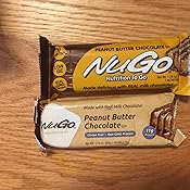 Amazon.com: NuGo Protein Bar, Vanilla Yogurt, 11g Protein, 170 Calories ...