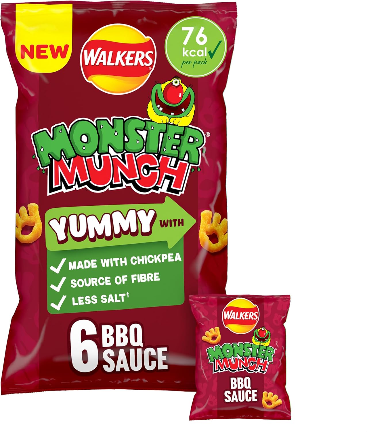 Monster Munch BBQ Sauce 6pck : Amazon.co.uk: Grocery