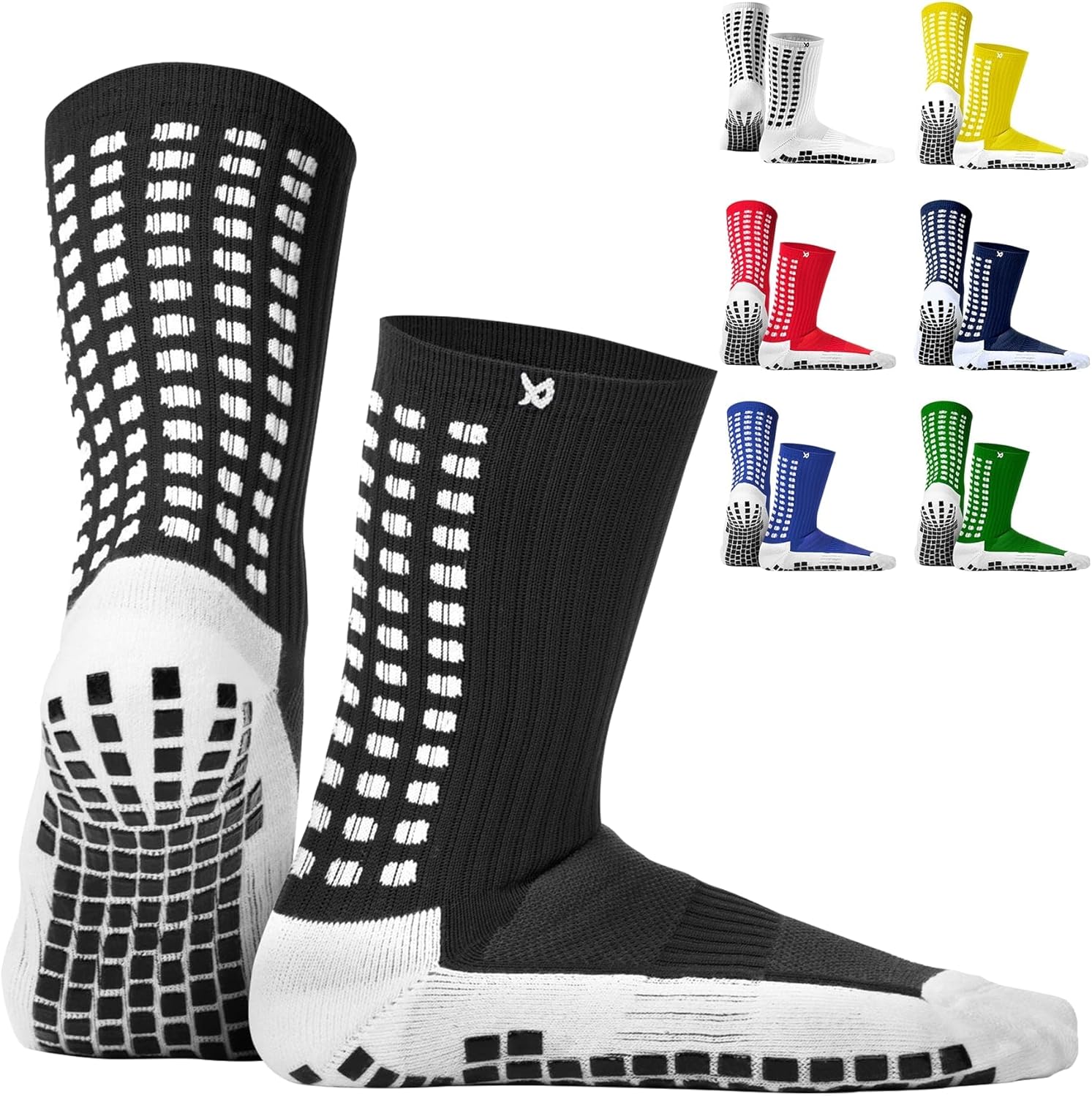 LUX Anti Slip Soccer Socks,Non Slip Football/Basketball/Hockey Sports ...