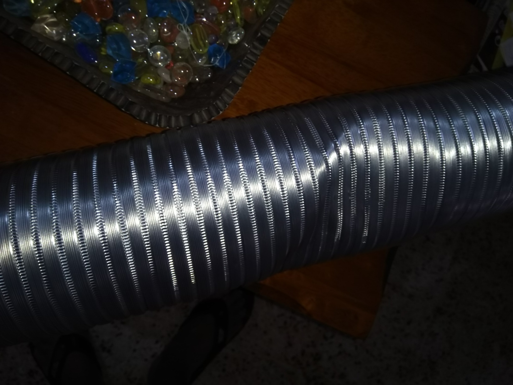 PARDZWORLD Chimney Exhaust Pipe 5 Inch size with Cowl Cover (Aluminum ...