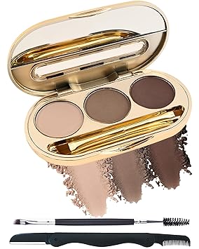 Amazon.com : Eyebrow Powder Kit-3 Colors Eye Brow Tinting Powder ...