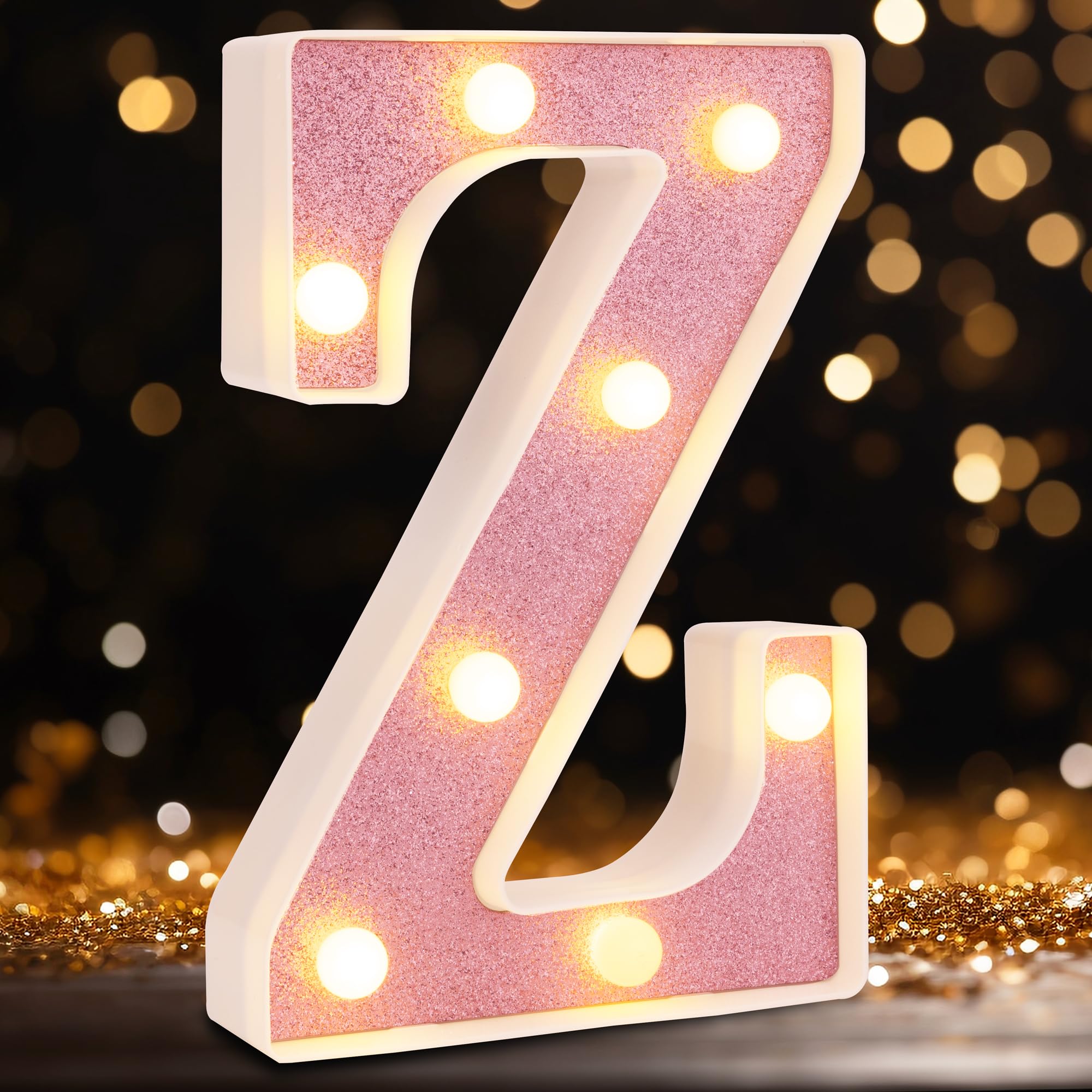 Amazon.com: DyingSwan Led Light Up Letters, Pink Marquee LED Letter ...