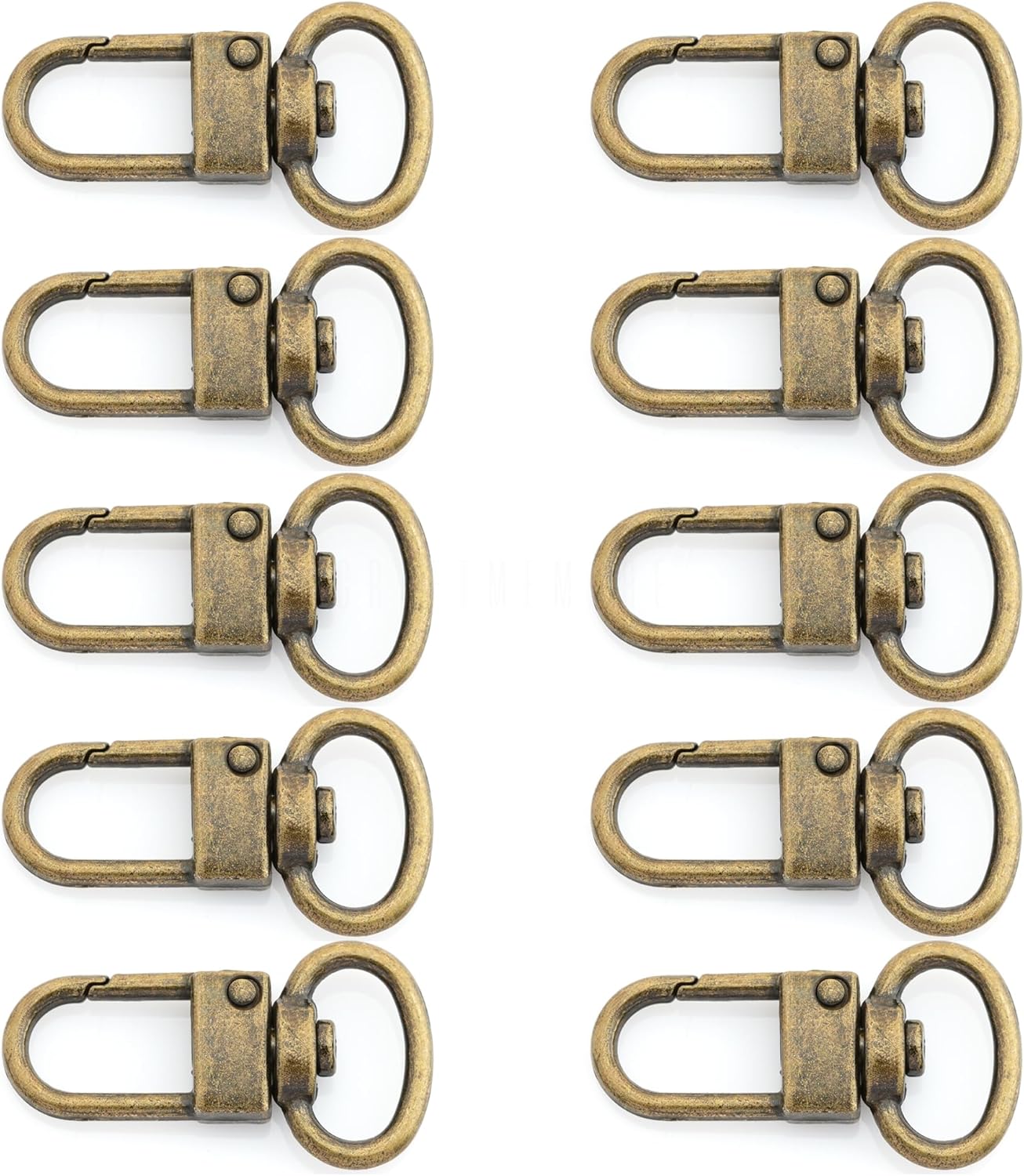 Amazon.com: CRAFTMEMORE Snap Hook Tiny Push Gate Swivel Lobster Clasps ...