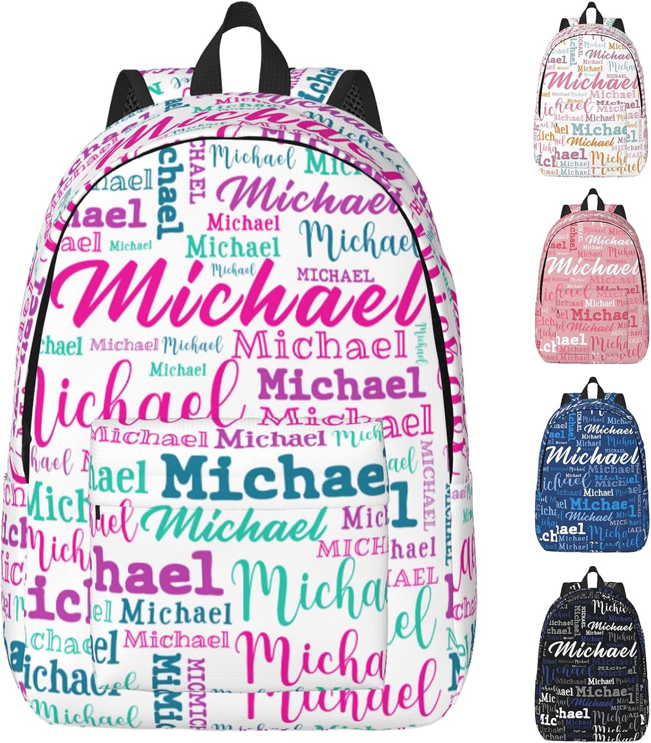 Amazon.com | sewbuapo Custom Backpack with Name, Personalized Nmae ...