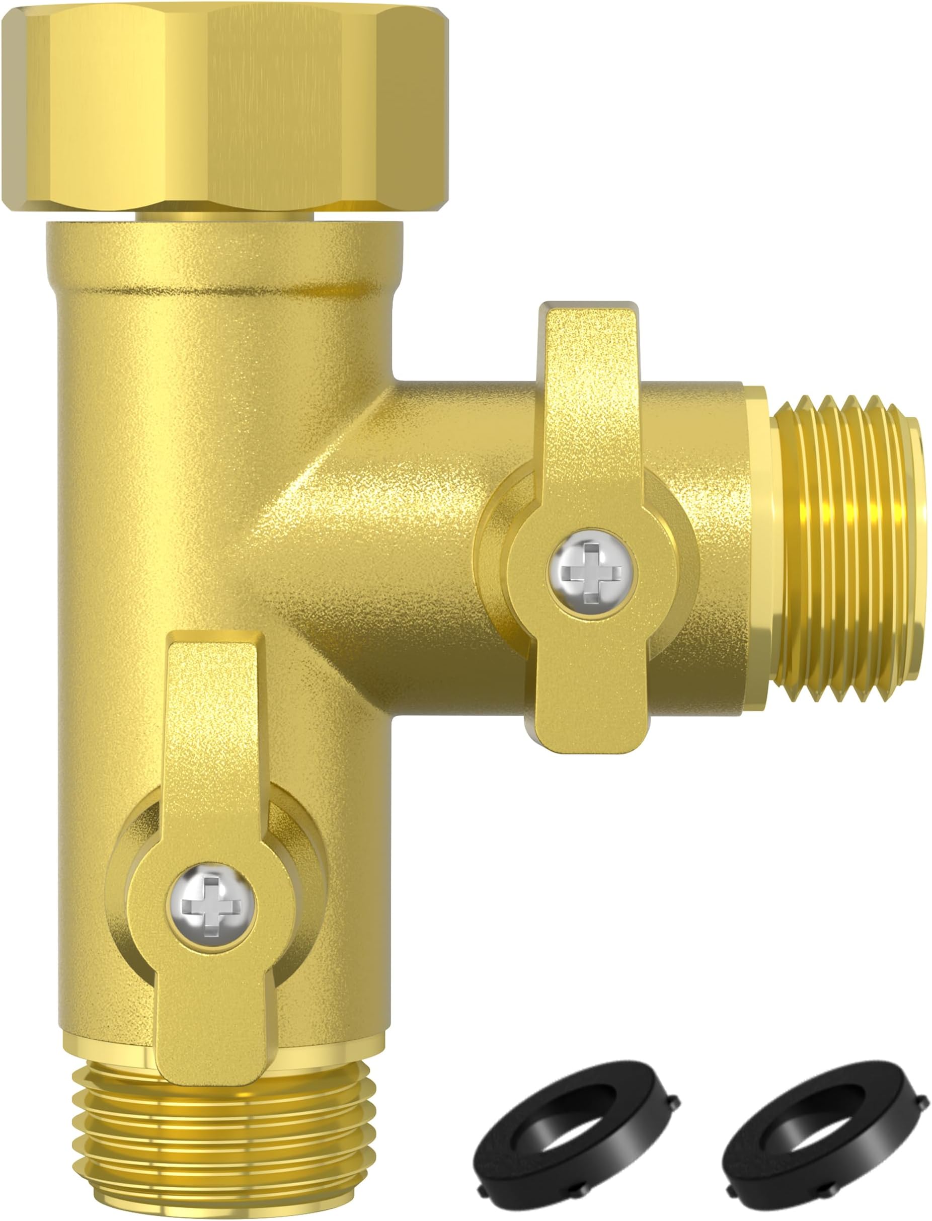 Amazon.com: Faucet Backflow Device - Bleeder T, Garden Hose Threads ...
