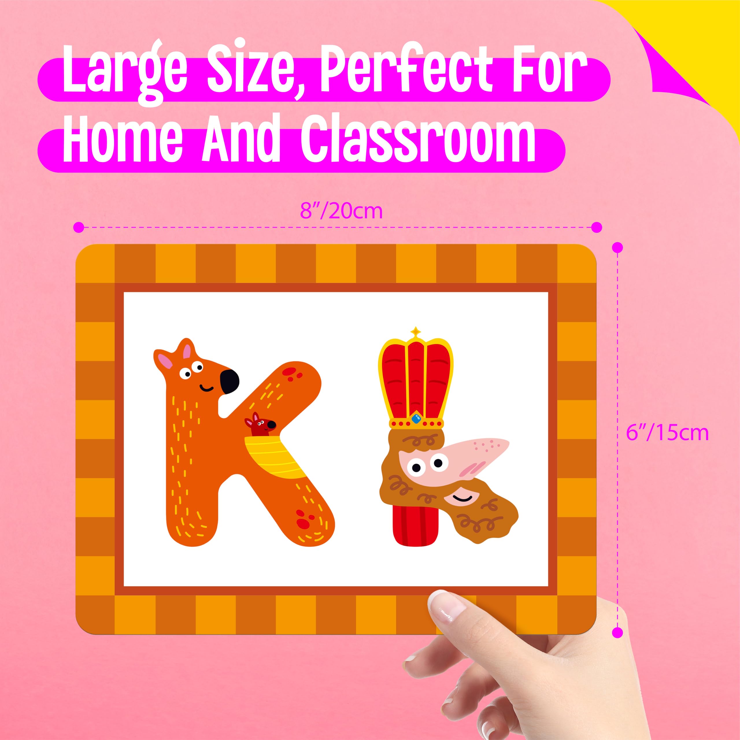Snapklik.com : Alphabet Picture Mnemonic Cards, 26 Uppercase ...