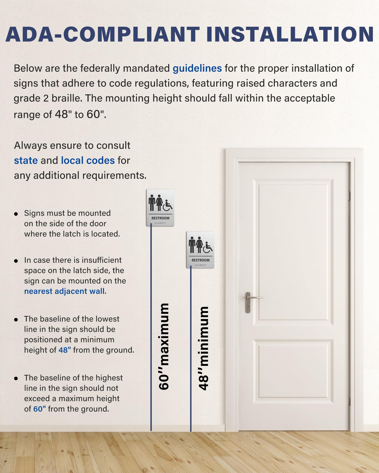 Ada Standards For Business Bathrooms ADA Door Accessibility Guidelines