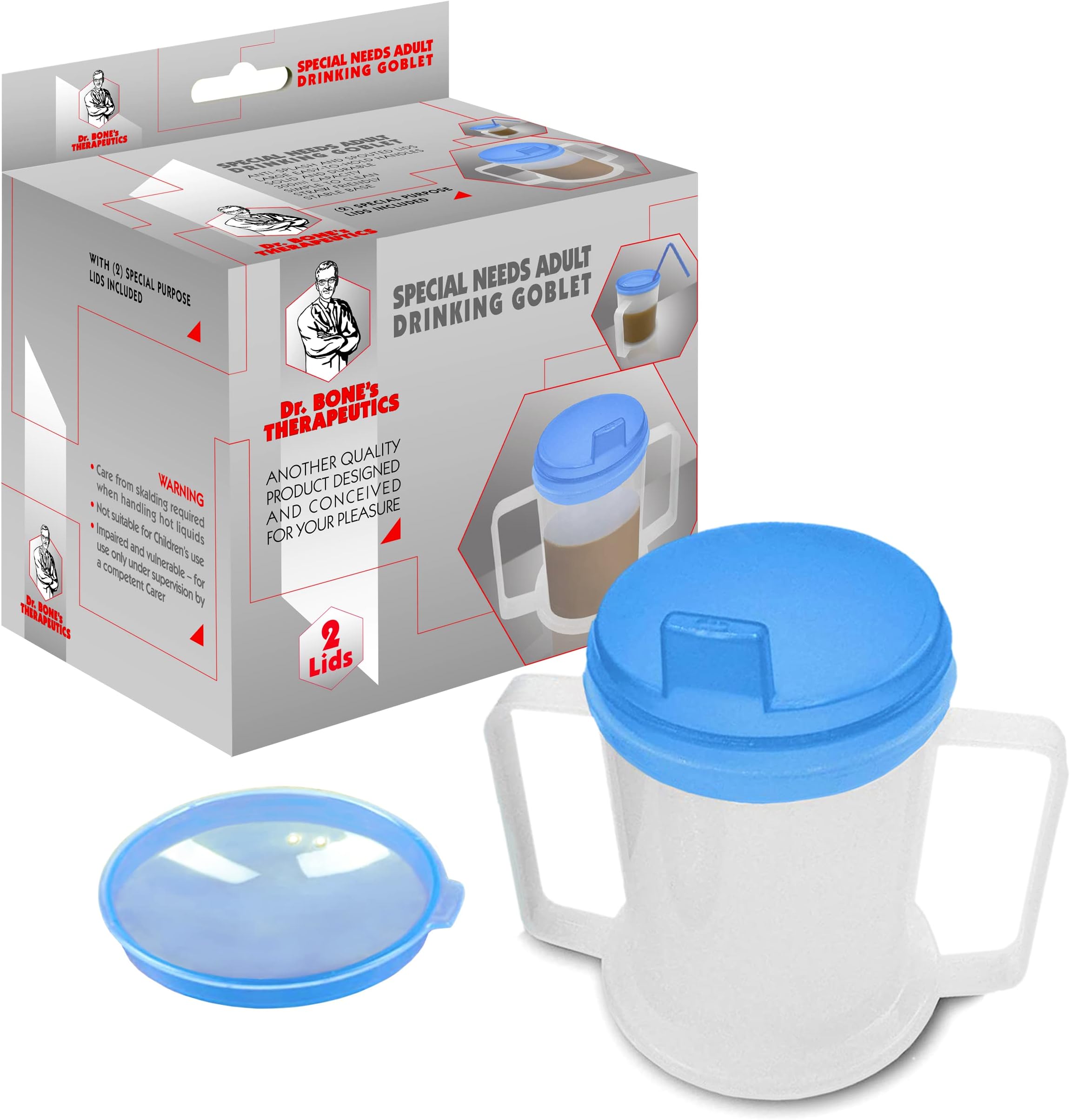 Amazon.com: Ehucon Dysphagia Regulating Drinking Cup, Dispenses 5 cc or ...