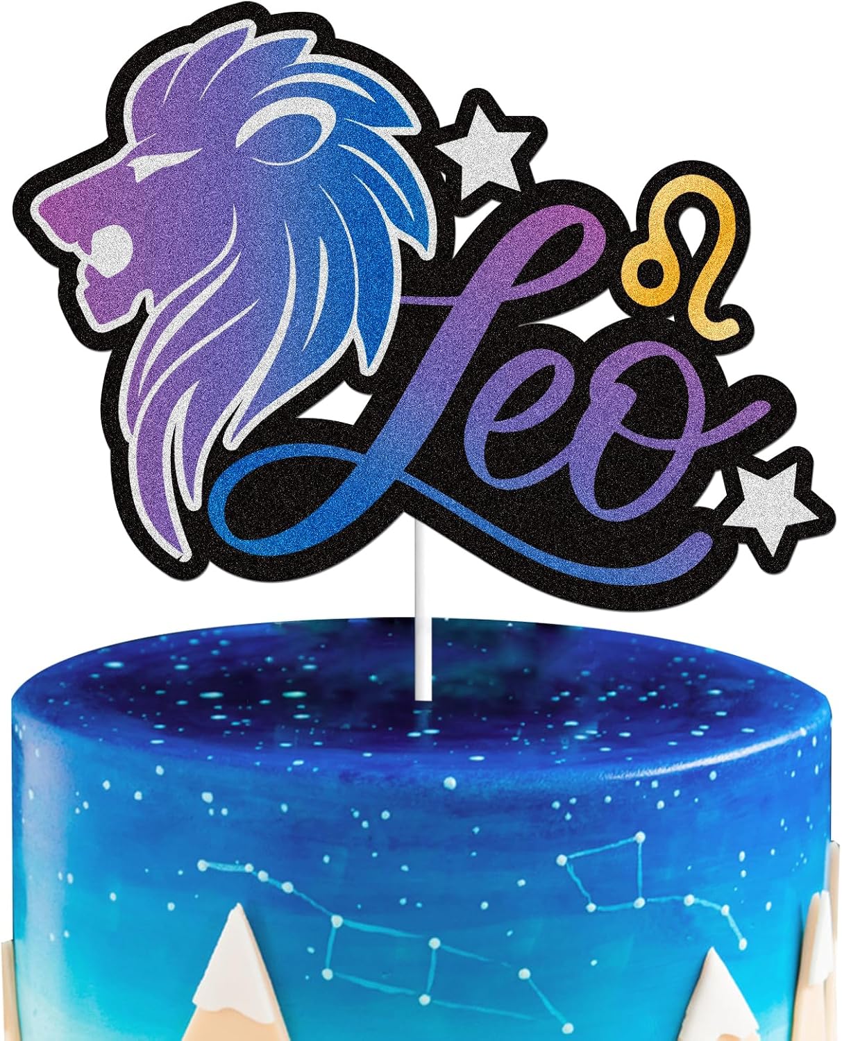 Amazon.com: Happy Birthday Cake Topper 12 Constellations Happy Birthday ...