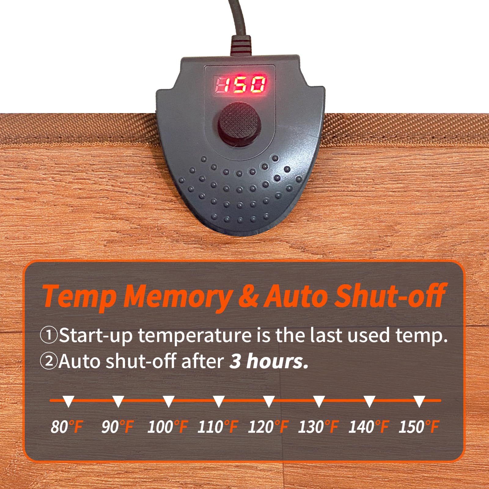 Snapklik.com : Hodeamy Heated Floor Mat Under Desk For Foot Warmer ...