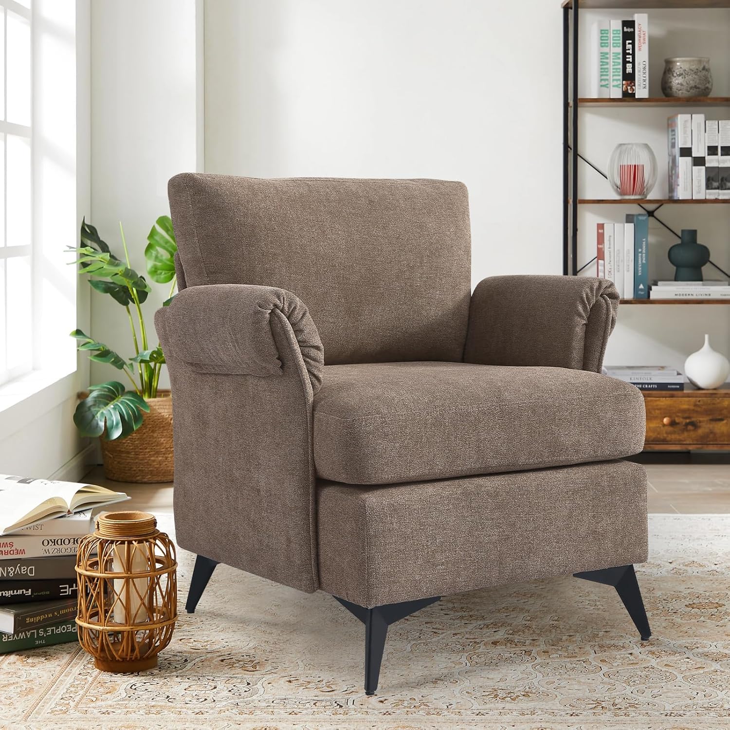 Amazon.com: KARRISM HOMELINEN Accent Chairs, Small Single Seat Sofa ...