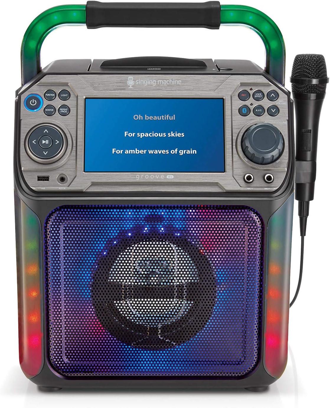 Amazon.com: Singing Machine STVG782BK Groove XL Karaoke System with ...