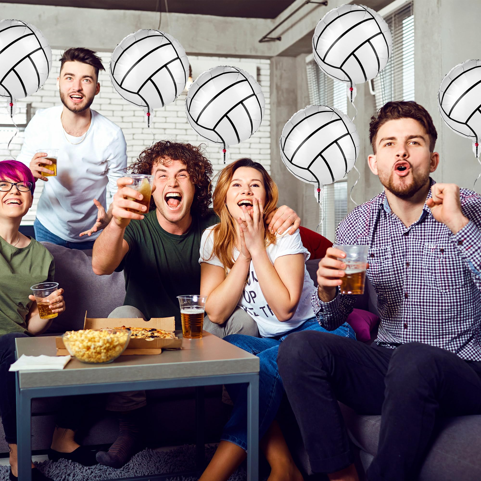 Snapklik.com : Durony 12 Pieces 18 Inches Volleyball Balloons ...