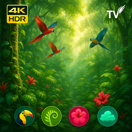 Jungle Jungle Sounds 4K – Tropical Rainforest Ambience with Birds ...