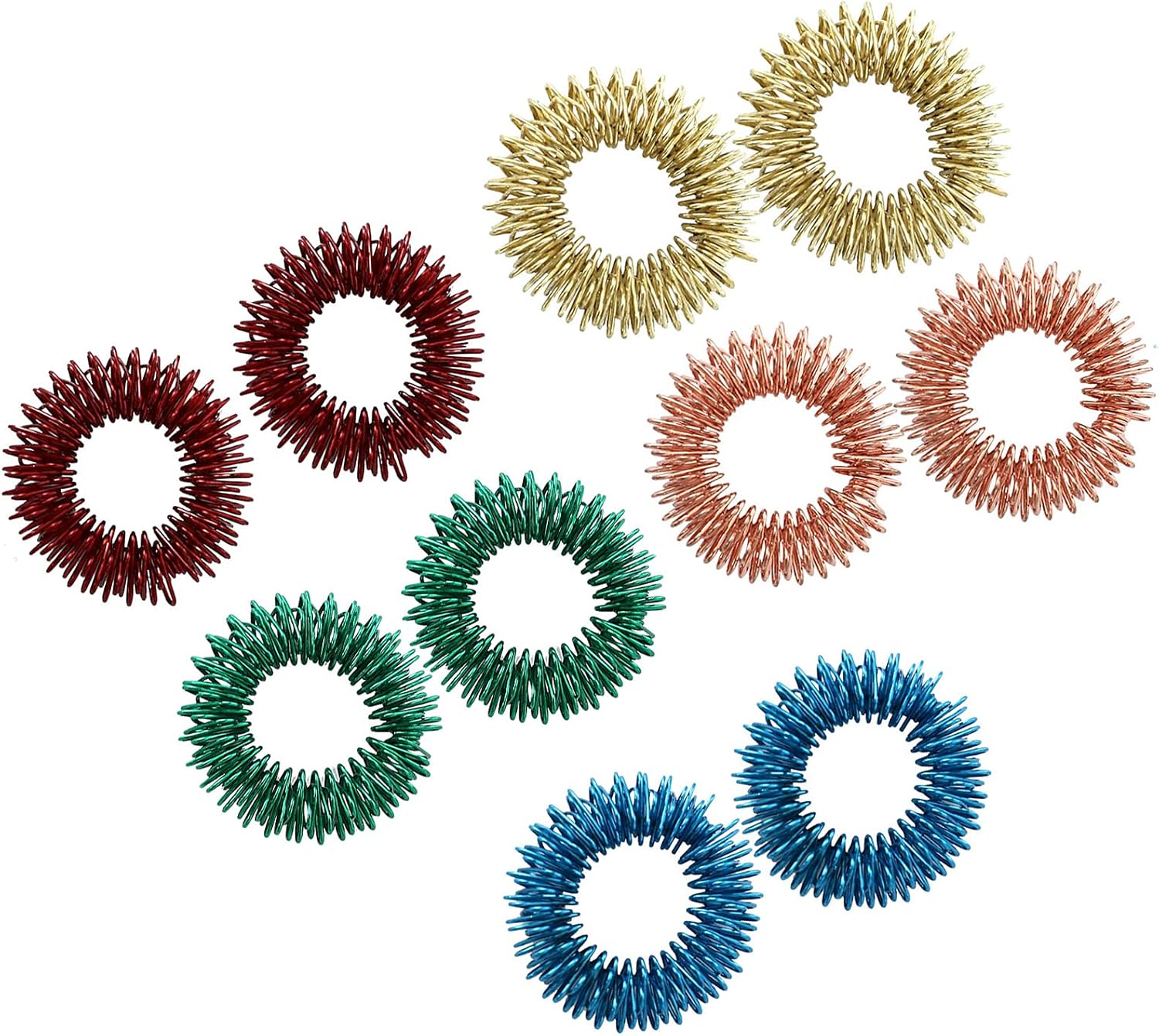 Amazon.com: 10 Pack Spiky Sensory Finger Rings Fidget Toy for Kids ...