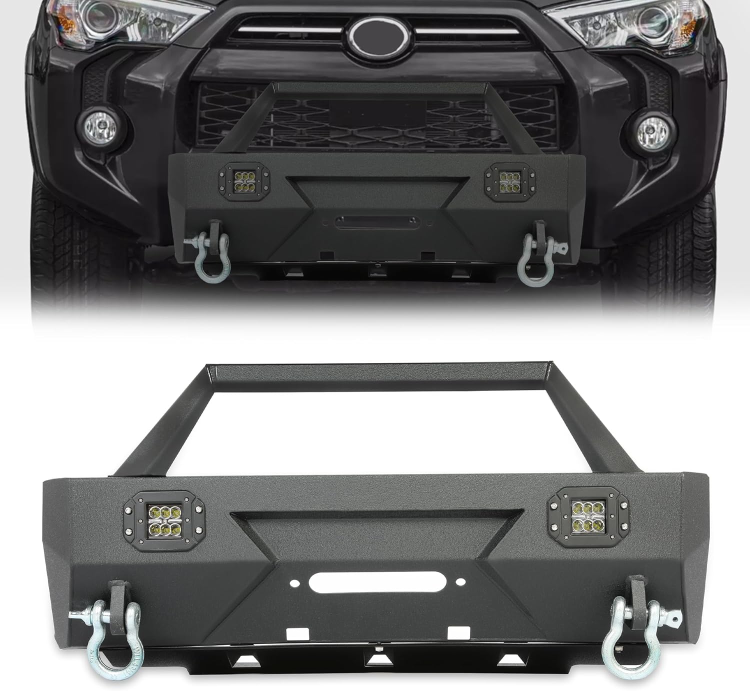 Amazon.com: HECASA Front Bumper Compatible with 2010-2021 Toyota ...